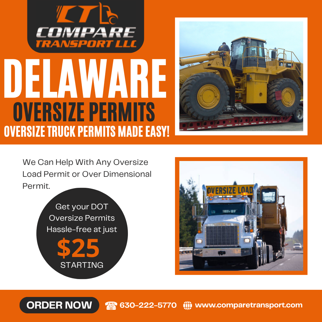 Delaware Oversize Permits Cost Wide Load Regulations